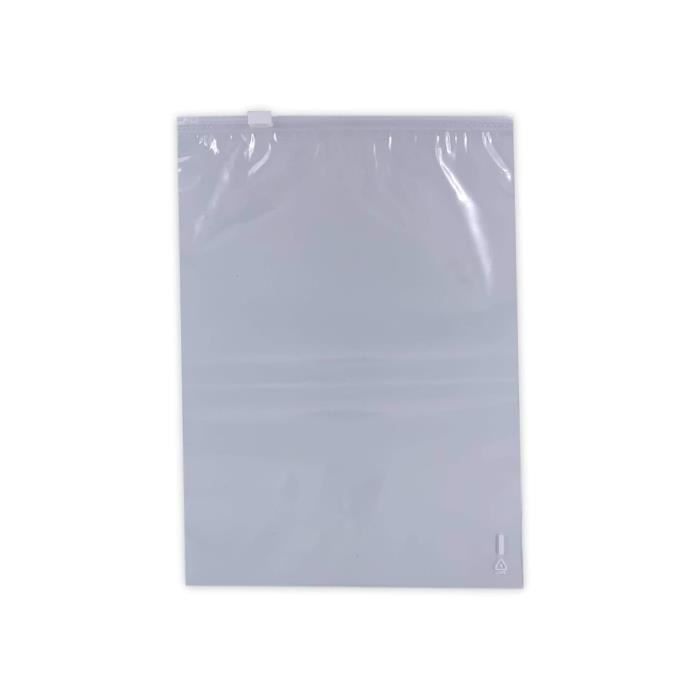 10 Sac Congélation Grand Sachet Alimentaire Zip A Curseur 23 X 30 Cm ...