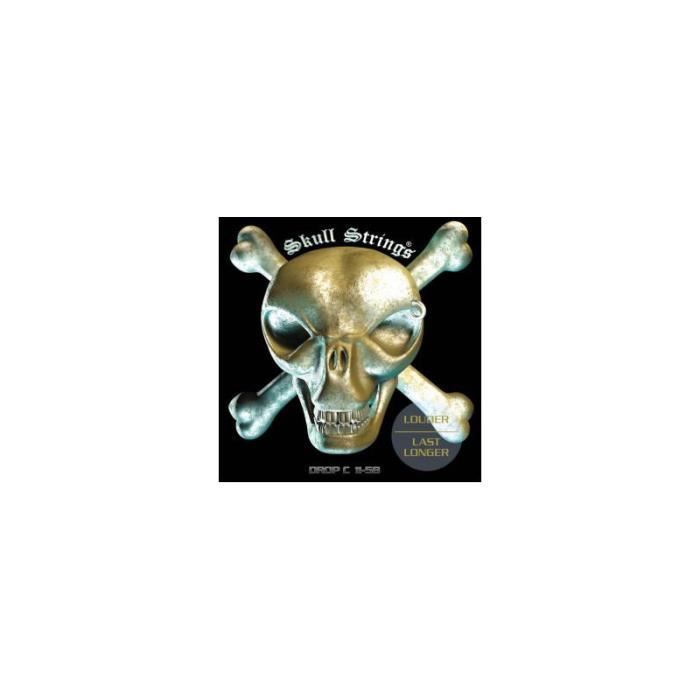 Skull Strings SKUDC1158 - Jeu Drop C (11-15-18-32-44-58) - Cdiscount ...