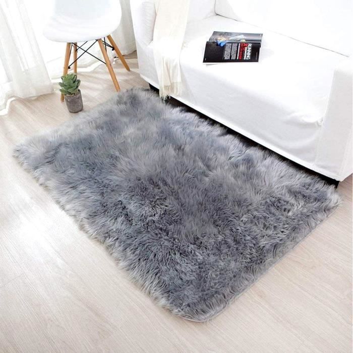 Tapis En Peau De Mouton Synthétique,Tapis Fausse Fourrure,Cozy ...