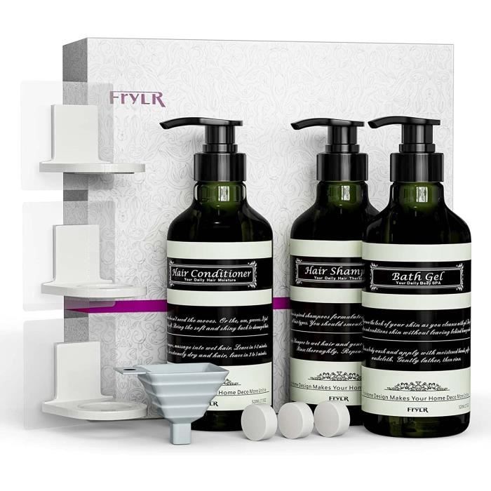 3 Compartiments Savon et Gel de Douche Distributeur, la Pompe de ...