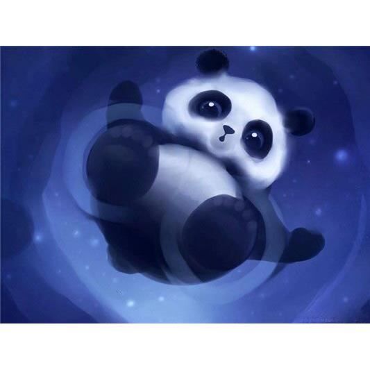 Evershine-peinture diamant Panda 5D, broderie complète 5D thème perles ...