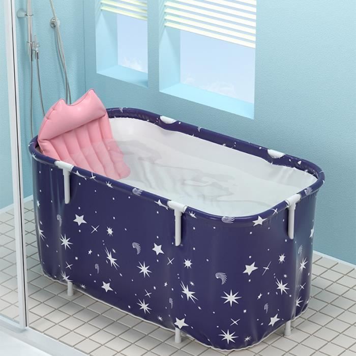 Baignoire Pliante Adulte Portable PVC Bain Baril Sauna Vapeur Baignoire ...