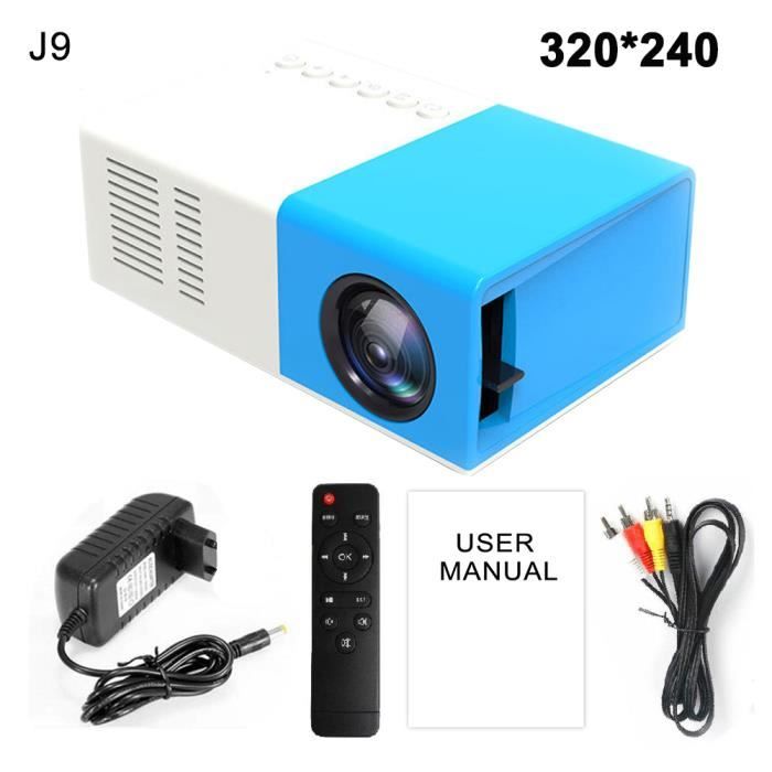 Vidéoprojecteur,Salange j9 pro – Mini projecteur LED Portable, lecteur ...