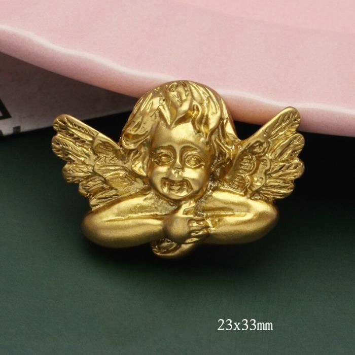 Statue deco,Mini cupidon Angel DIY,Cabochon en résine pour boucles d ...
