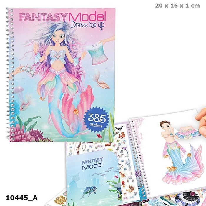 TOP Model Fantaisie Model Dress Me Up Sticker Book - Cdiscount Beaux ...