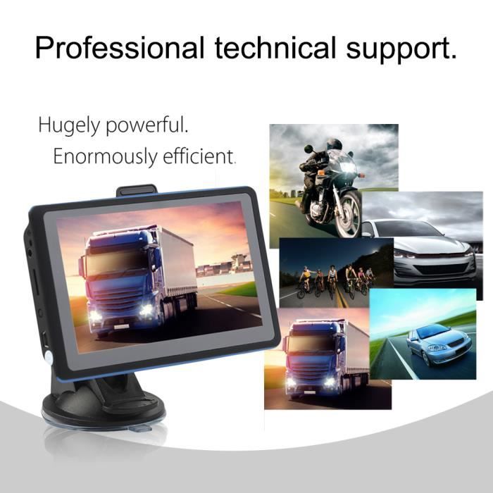 5”TFT LCD Navigation GPS pour Camion-Voiture MP3 AVI Navigator 8GB ...