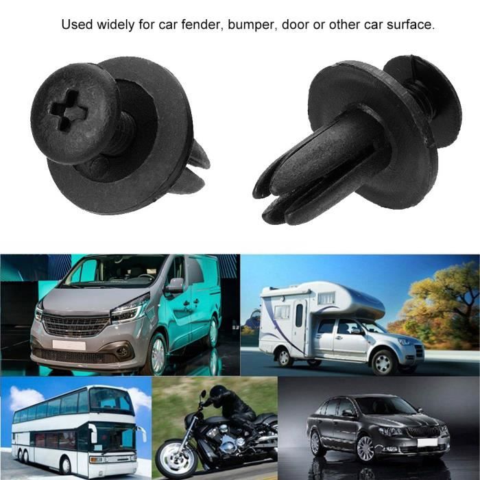 Mothinessto Rivet de fixation d'aile Clips de garniture de panneau de ...