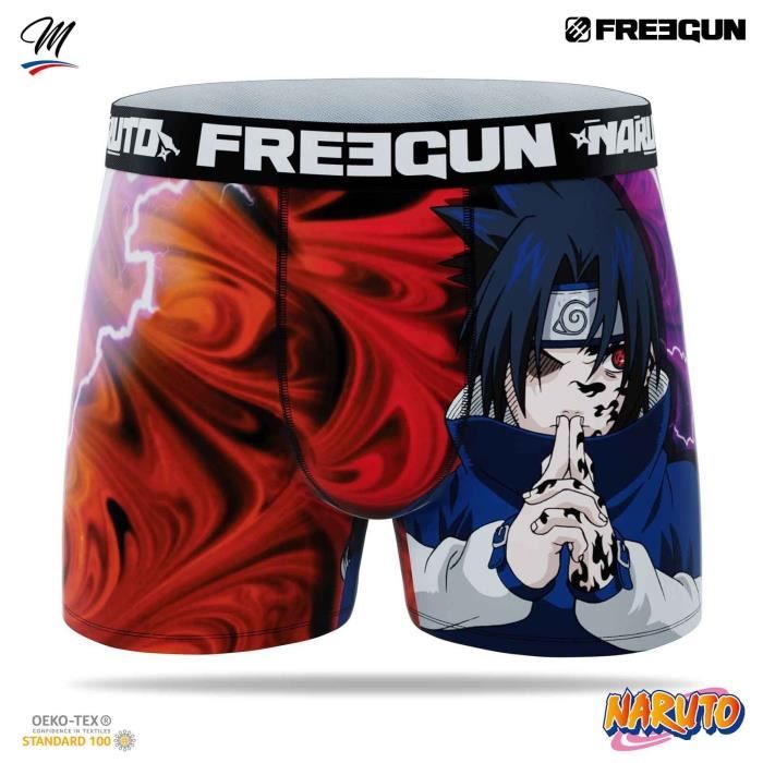 Boxer Homme Naruto Classic - FREEGUN - FG/NC1/1/BM/SASUKE - Violet ...