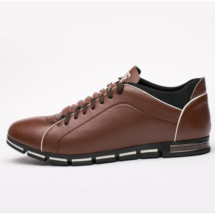 Chaussures Derby Mode Homme Cuir Confortable Noir Marron - Cdiscount ...