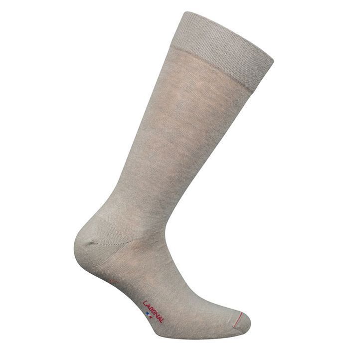 Labonal - Chaussette - unie, jersey lin - - 46/47 Homme Beige Taupe ...