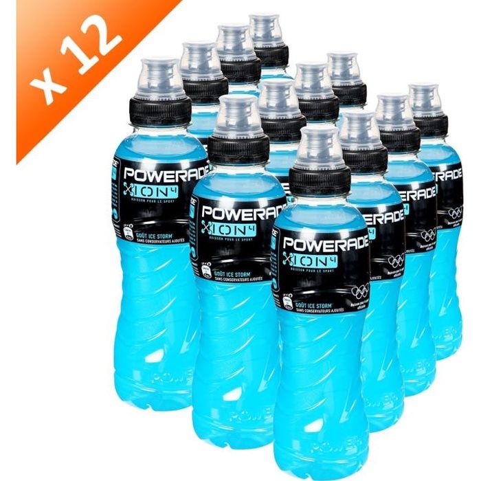 POWERADE Ice Storm 50cl (x12) - Cdiscount Au quotidien