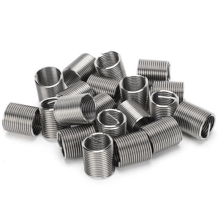 Happy-douille de vis 20 pièces filetage insert manchon enroulé douille ...