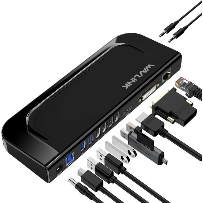 Station D'Accueil 2 Moniteurs,Usb C-Usb 3.0 Docking Station,Avec Hdmi ...