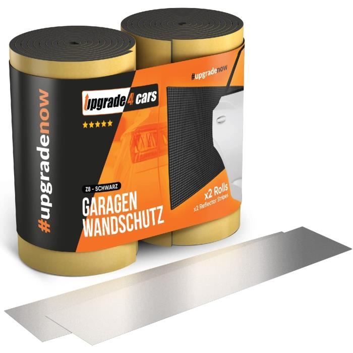 Upgrade4cars Mousse Protection Garage Mur Adhésive Noir Protège Porte ...