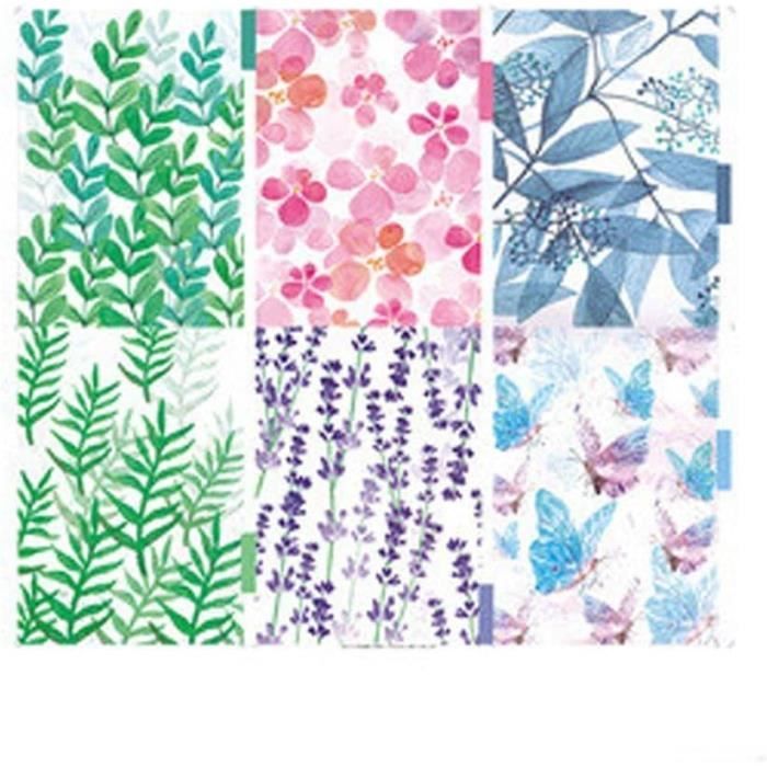 GUODUN Fournitures scolaires - Lot de 6 classeurs à 6 anneaux A5 A6 ...