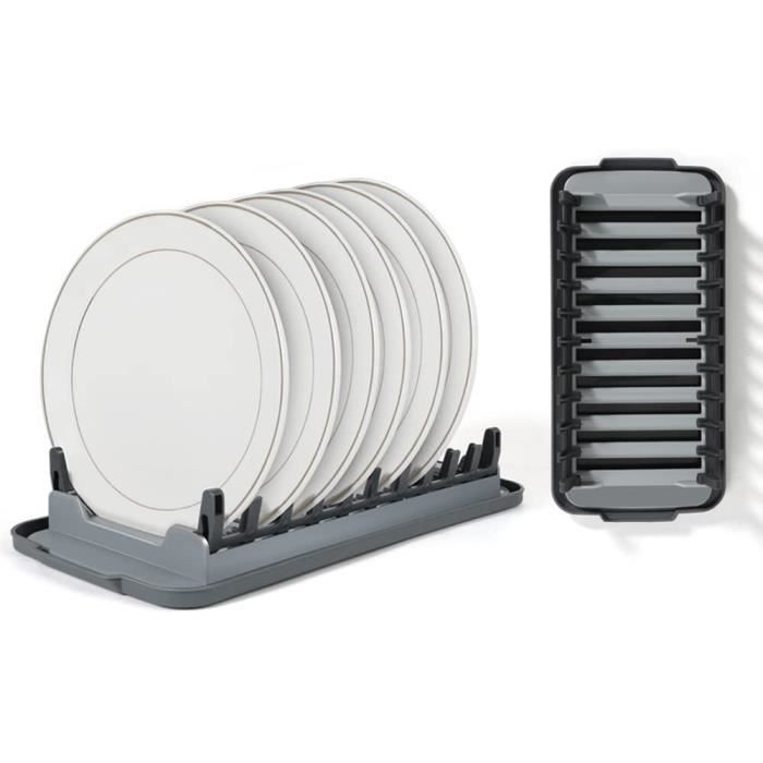 ® Petit égouttoir à Vaisselle, Organisateur de Vaisselle avec Plateau, égouttoir d'évier ...