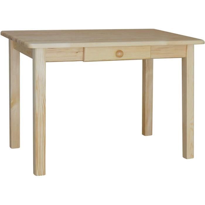 Table à manger Koma avec tiroir Table de cuisine Table repas Table en ...