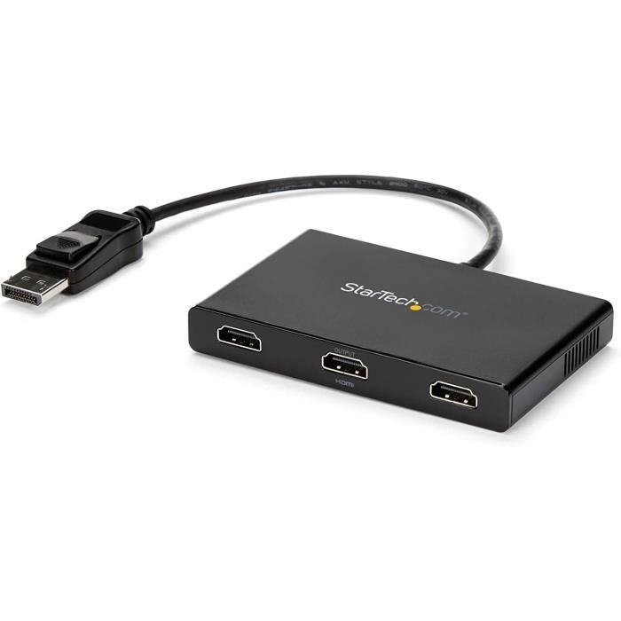 StarTech.com Splitter multi-ecrans DisplayPort vers 3x HDMI - Hub MST a ...