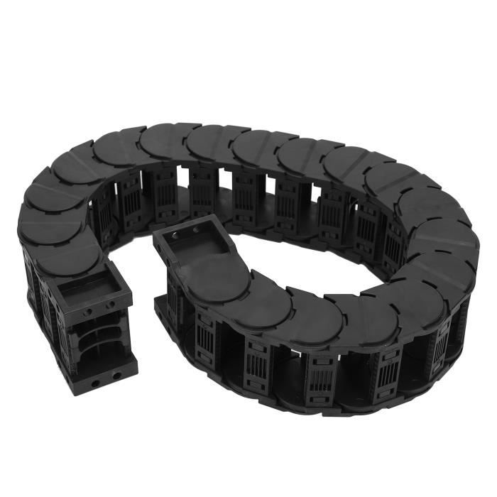 TMISHION Chaîne de traction de câble Chaîne de traînée de câble Série à ...