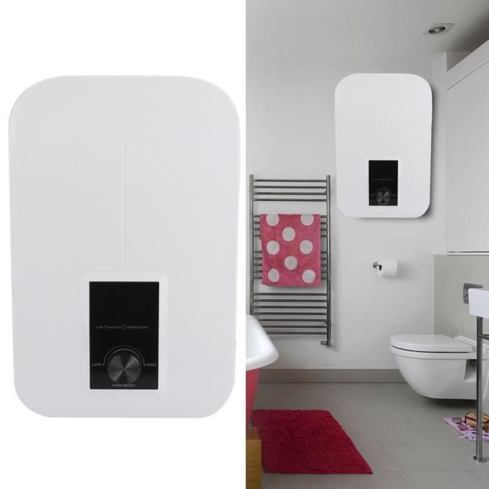 Chauffe-Eau Électrique 5500W Chauffe-Eau Intelligent Sans Réservoir Chaud Instantané Appareil ...