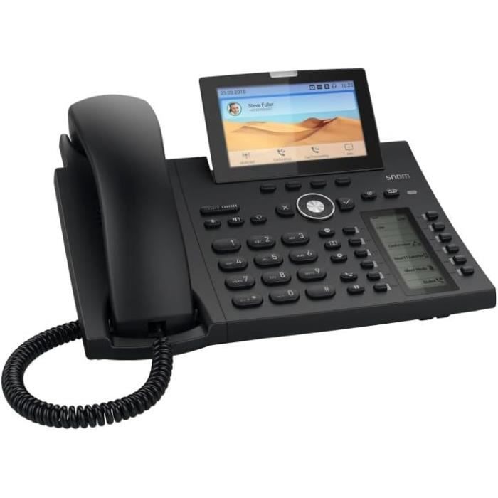 D385N TeLePhone Ip Avec ECran Couleur Tft 4,3", 480 X 272 Pixels ...