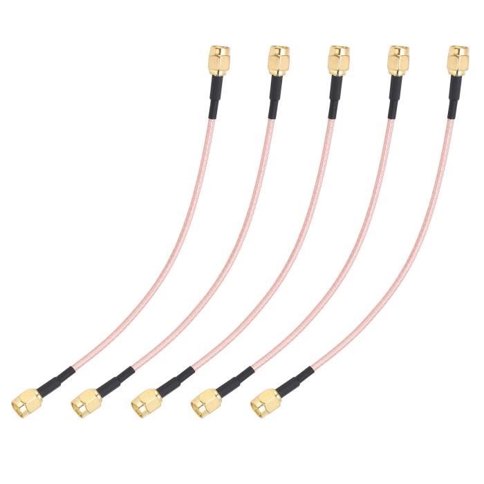 YOSOO Câble coaxial RF SMA-J à SMA-J blindé 2 câble d'extension TFL-316 ...