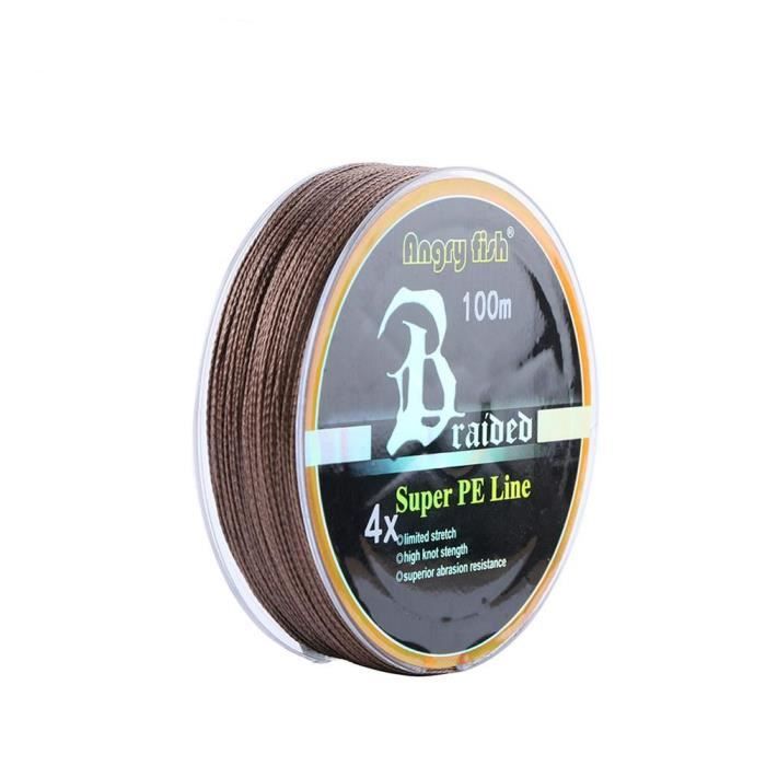 FIL DE PECHE,0.40mm 60LB--ligne de pêche tressée PE 4 brins, ligne de ...
