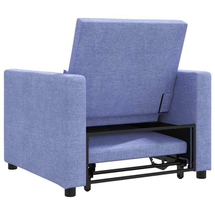 CHIC Canapé Lit Simple Bleu jean 90 x 165 x 87 cm tissu - 90x165x87 cm ...