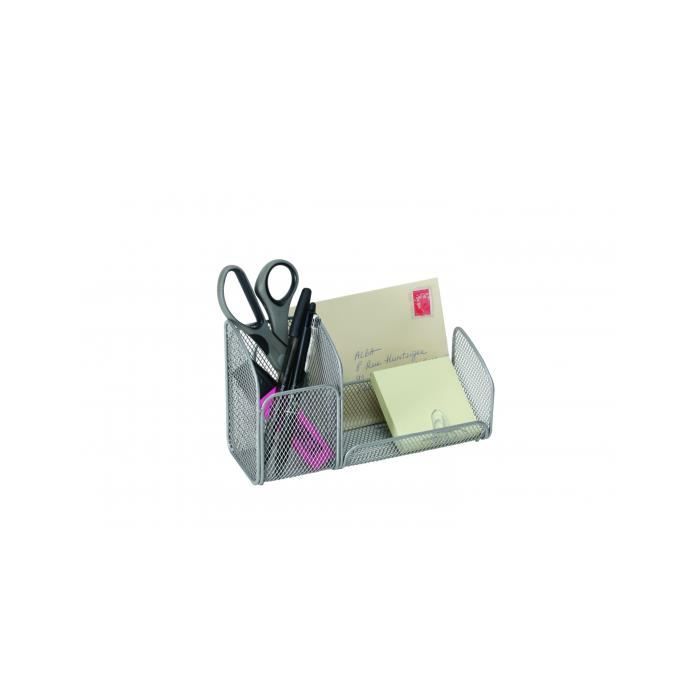 Trieur de bureau - ALBA - Métal mesh - 3 compartiments - Accessoire de ...