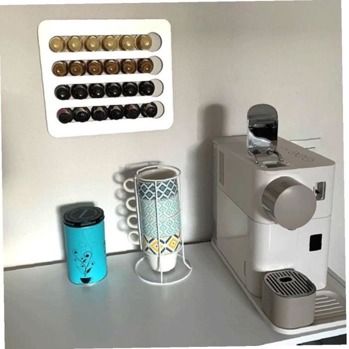 Support de capsule de café aluminium rotatif rotatif tour de rangement ...