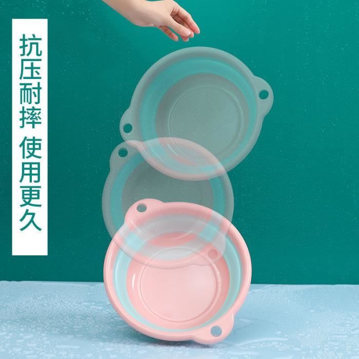 (Blue L)Baignoire à linge pliable, grand lavabo, Portable, voyage, pour ...