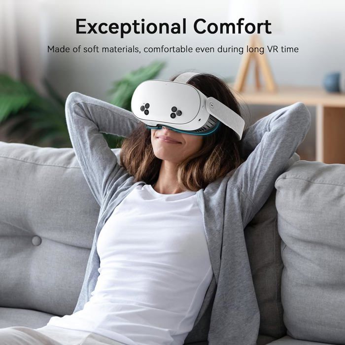 Interface faciale pour Quest 3S - WOOPSO - Ventilation en Z - Coussin ...