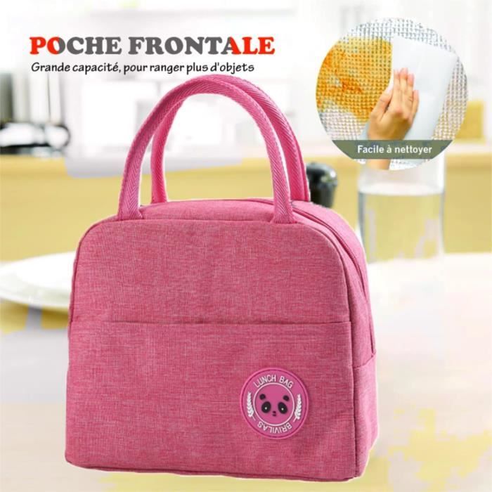 Sac Isotherme Repas 6L, Lunch Box Isotherme, Ensemble 5 Couverts De ...