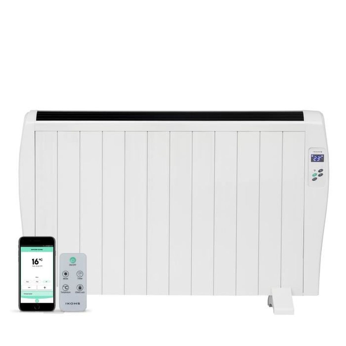 Radiateur éléctrique EMITERM 2000W Wifi - Émetteur Radiateur Thermique ...