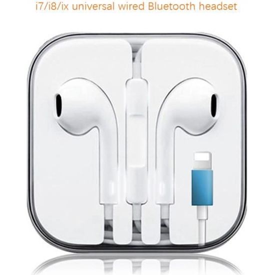 Écouteurs compatible iphone 7/8/X/XR/XS/ XS MAX écouteur filaire ...