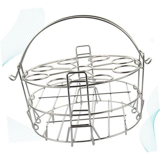 304 Rack Vapeur Portable Multicouche Plateau Rond Plateau De Panier Support Pour Cuiseur Vapeur ...