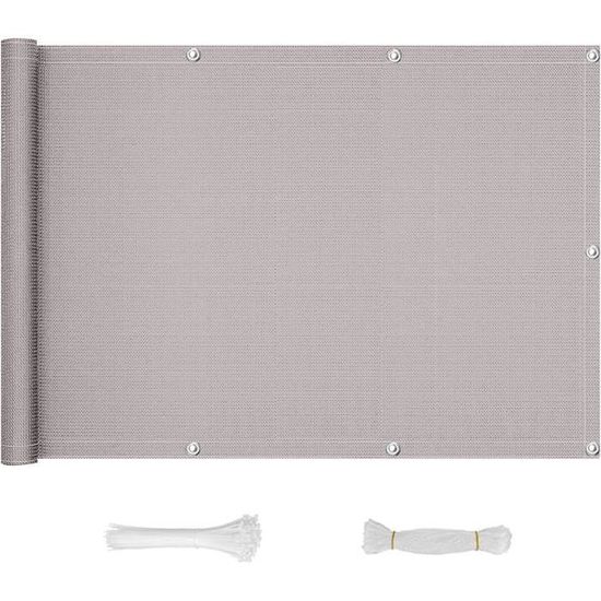 Brise Vue Balcon 80X700Cm Cache Vue Balcon Uv Résistant Imperméable ...