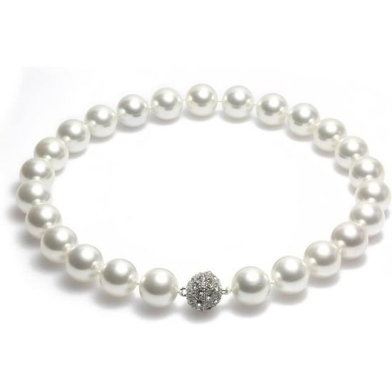 Collier De Perle Shell Tahiti-Mers Collier De Mallorca Perles ...