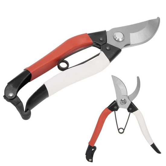 RUR Poignée sécateur manuel jardinage banch arbre fruitier coupe jardin Scisoor en acier LF055 ...