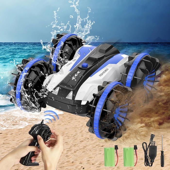 Voiture Telecommandé Enfant Amphibie Tout Terrain, Rc Mini Voiture ...