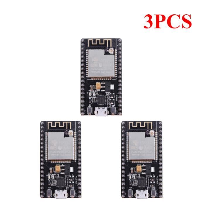 ESP8266 Type c-Panneau de développement ESP32 ESP-32S ESP-WROOM-32, 3 pièces, WiFi + Bluetooth ...