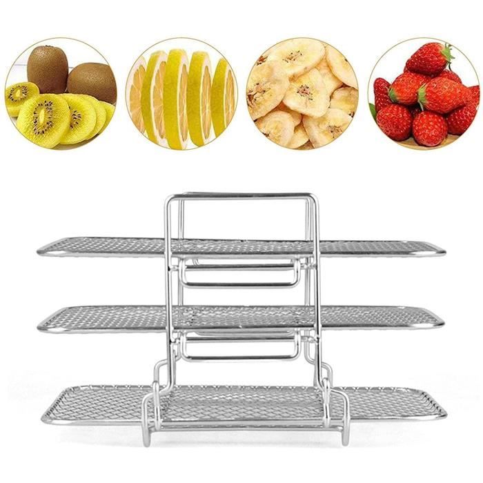 Support pour Déshydrateur pour Friteuse À Double Air, Support De Déshydrateur À 3 Couches en ...