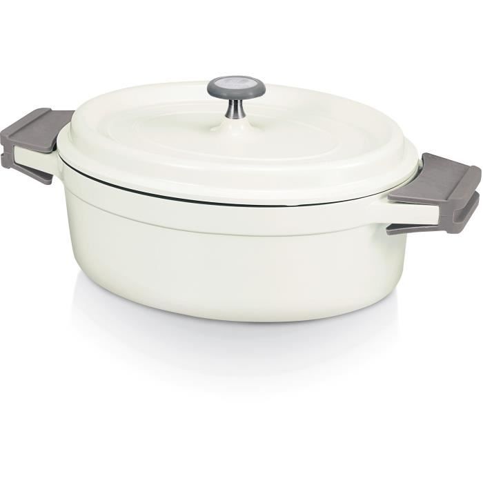 Cocotte fonte aluminium ovale - Achat / Vente pas cher