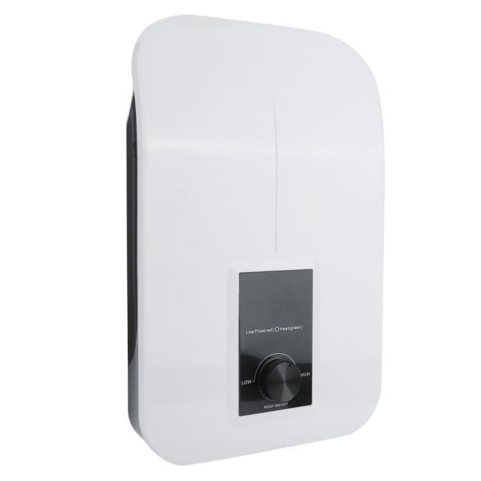 Qiilu Chauffe-eau sans réservoir Chauffe-Eau Électrique 5500W Chauffe-Eau Intelligent Sans ...