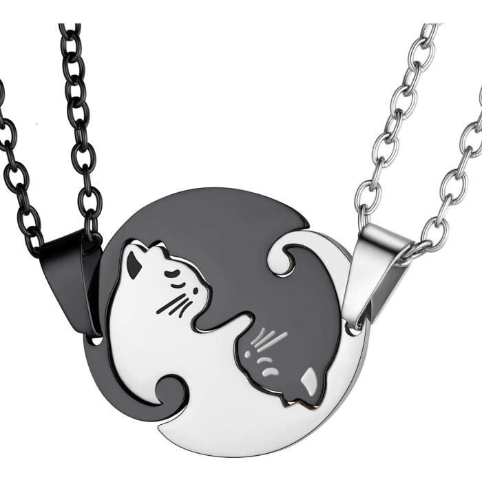 Goldchic Collier Amitié Personnalisé Des Enfants Pour 2-3-4-5-6 Prenom ...