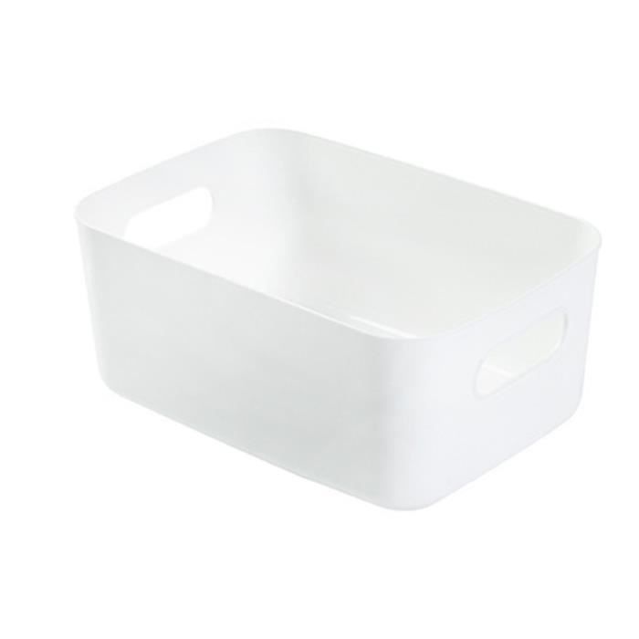Panier de rangement de bureau - CIKONIELF - Petit M - Blanc - Matériau ...