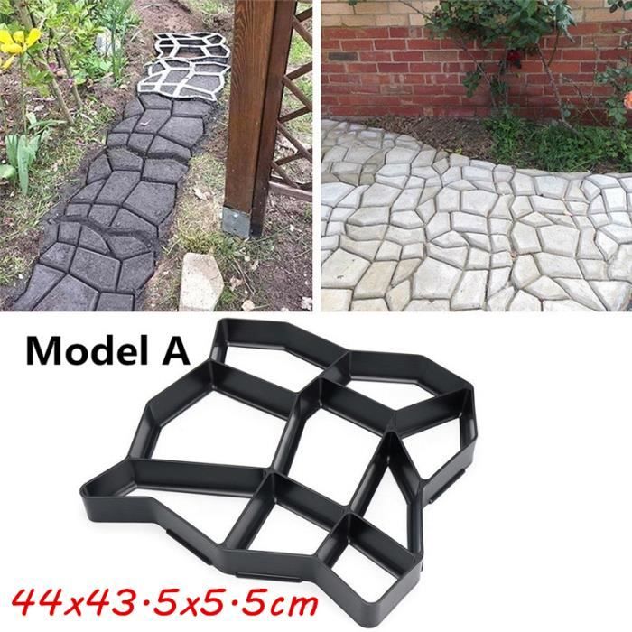 Moule à Pavé Irrégulier Béton pour Chemin Path Maker Moule à Pavage ...