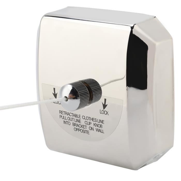 Corde À Linge Rétractable Corde À Linge Escamotable Carrée D'Acier ...