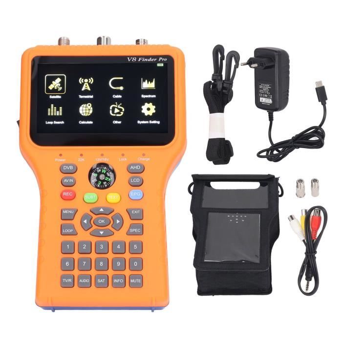 Duokon Dish Signal Finder Finder V8 FINDER PRO FTA S2X Compteur de ...