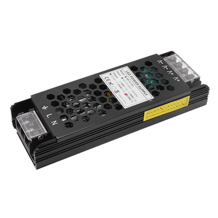 EJ.life LED Driver, DC24V Output Voltage AC170‑260V 120W LED Power ...